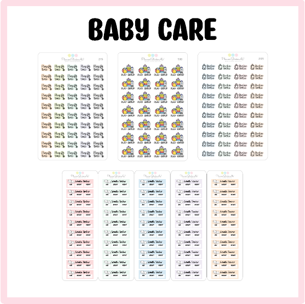 BABY CARE – Planner Sticker AU