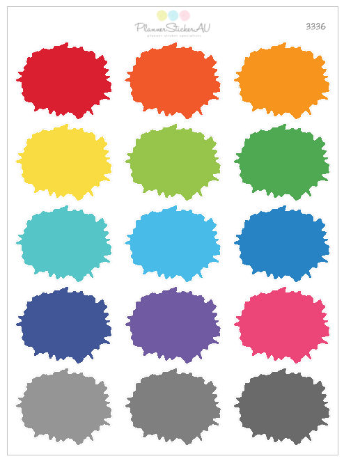 Paint Splat | 3336 – Planner Sticker AU