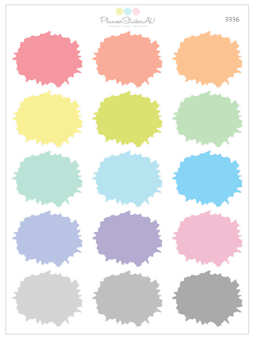 Paint Splat | 3336 – Planner Sticker AU