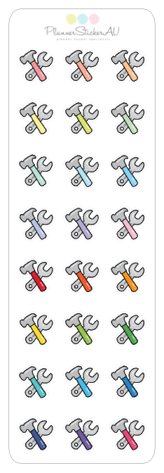 Mini Sheet | Tools - Repairs | 9709 – Planner Sticker AU