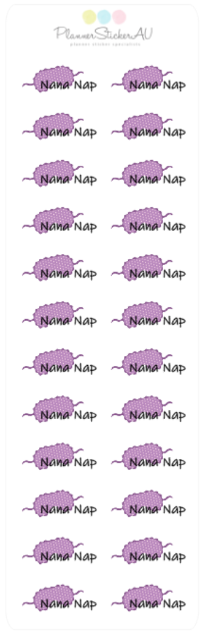 Mini Sheet | Nap Time - Nana Nap | 9168 – Planner Sticker AU